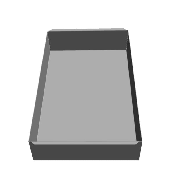 12" x 20" x 4" •Flanges On Ends• •Vertical Sides• •Closed Corners ...